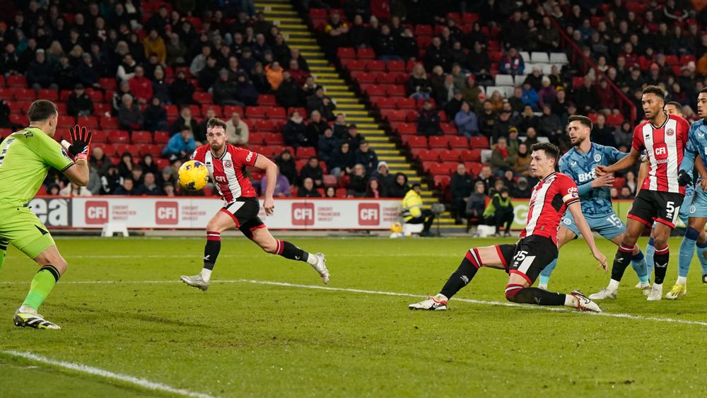 Blades 0-5 Villa - match report