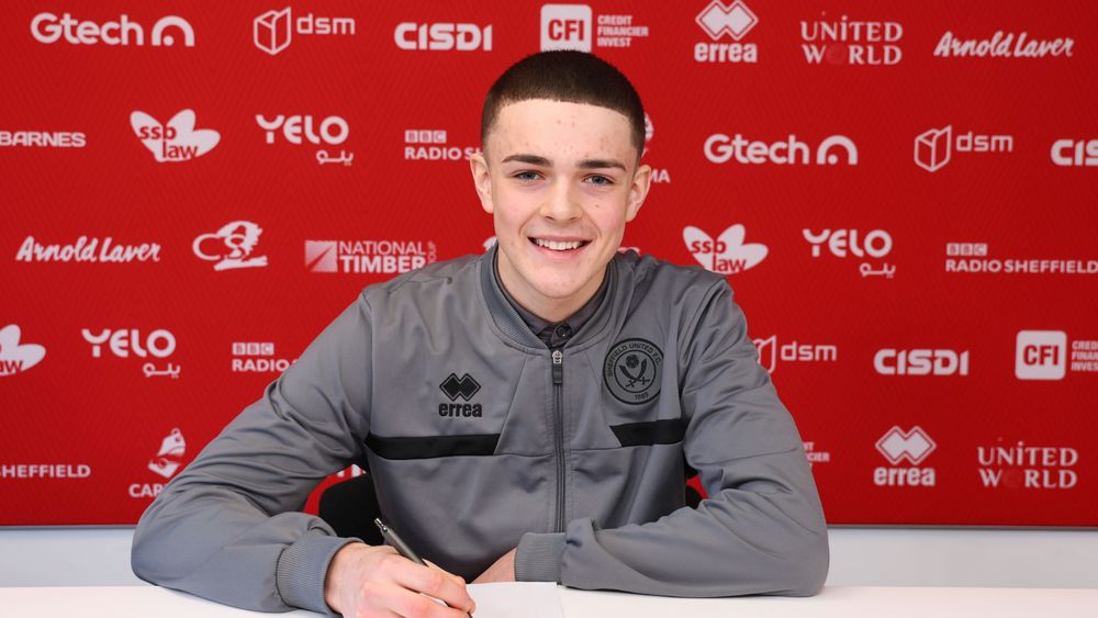 First pro deal for young striker